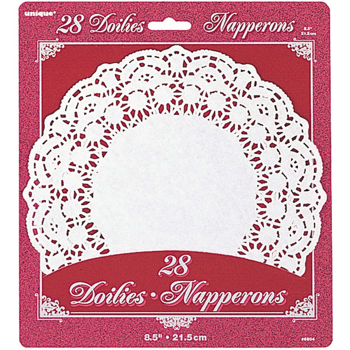 Round Paper Lace Doilies- 8.25", White, 28 Pcs - Walmart.com