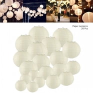 60/50/40/30/20/10Pcs 10cm Round Chinese Paper Lanterns Wedding Birthday ...