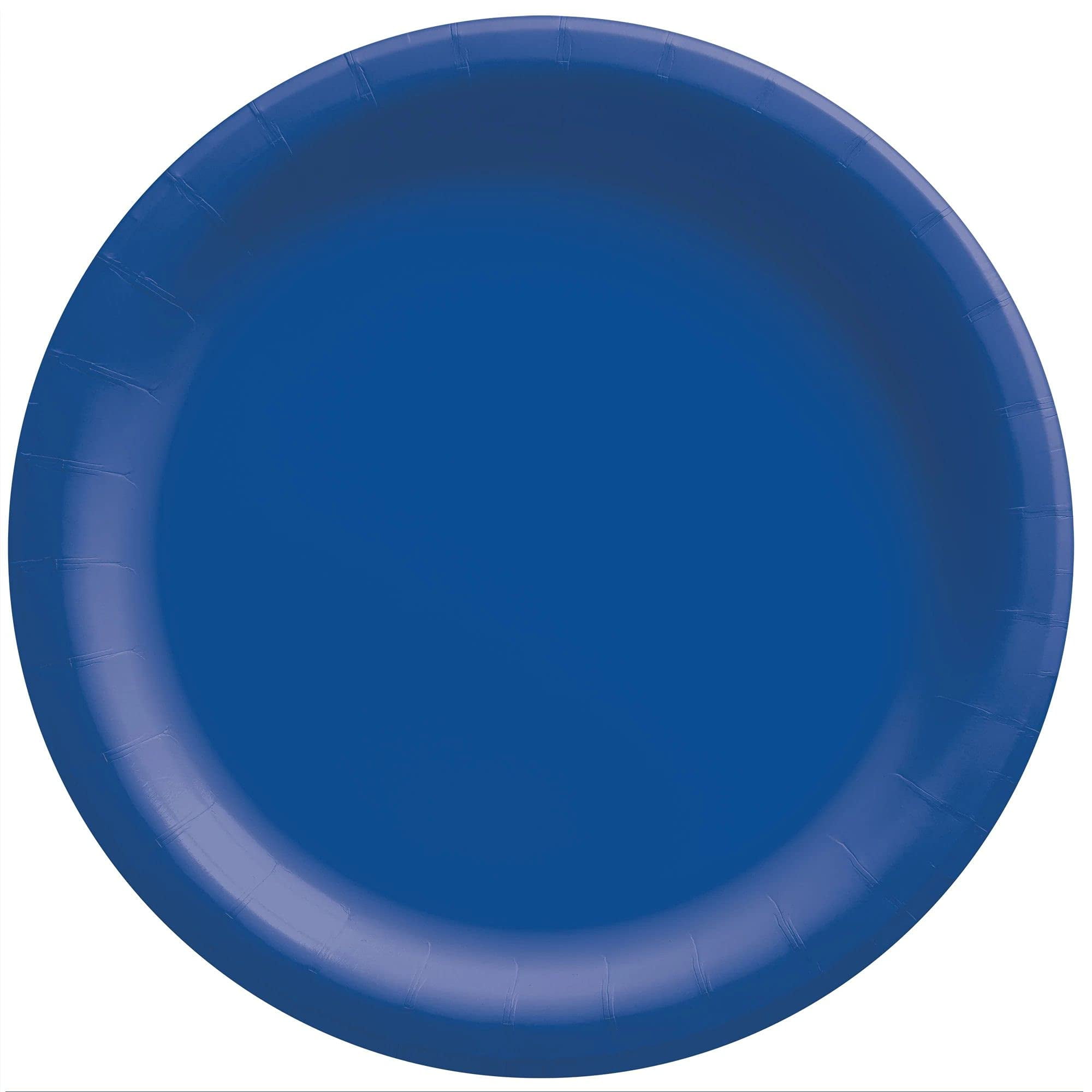 Round Paper Plates - 8.5" | Disposable | Royal Blue | 20 Pcs. - Walmart.com