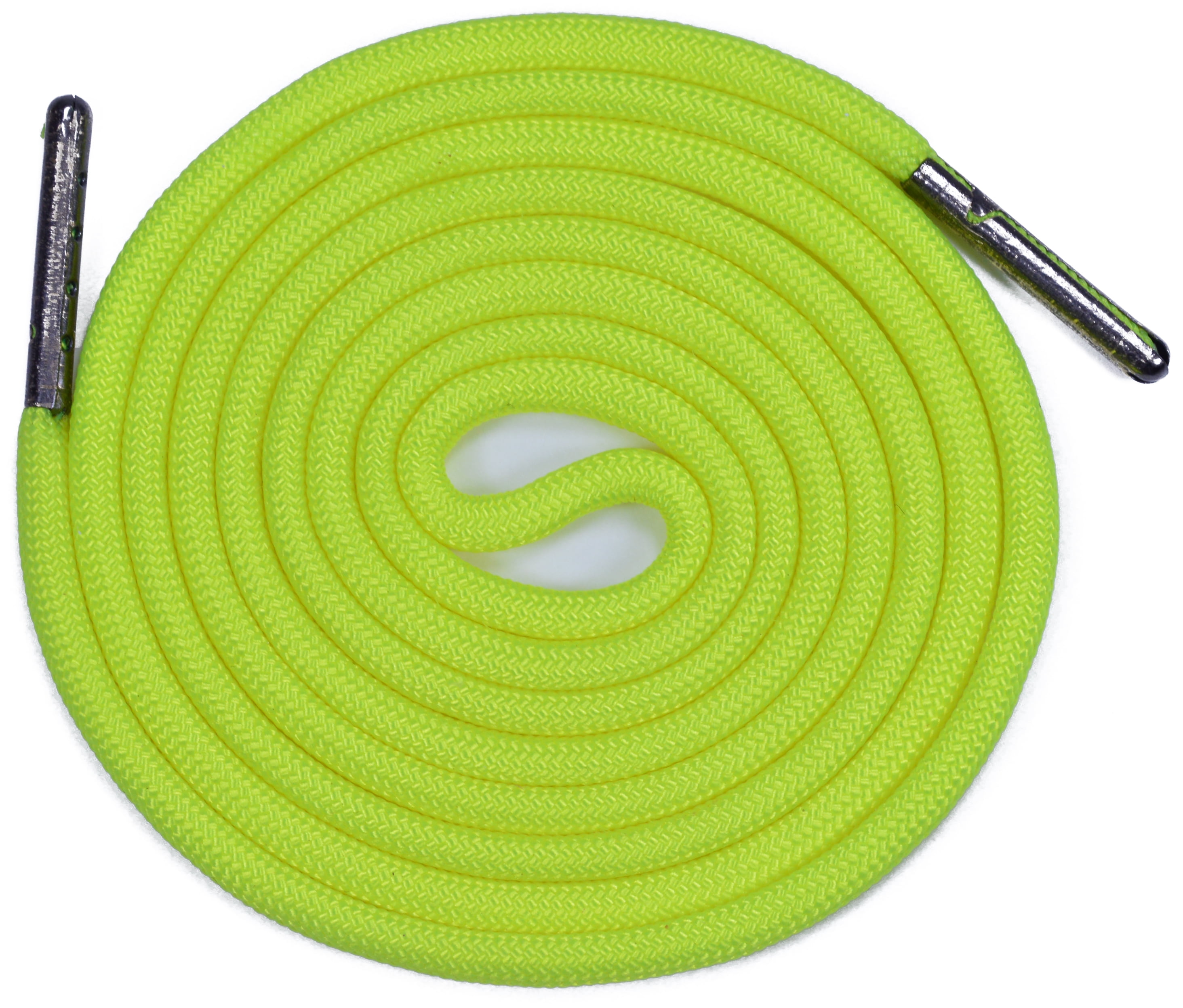 Round Paracord Shoe Laces (1 Pair) - Handmade In the USA - Neon Yellow ...