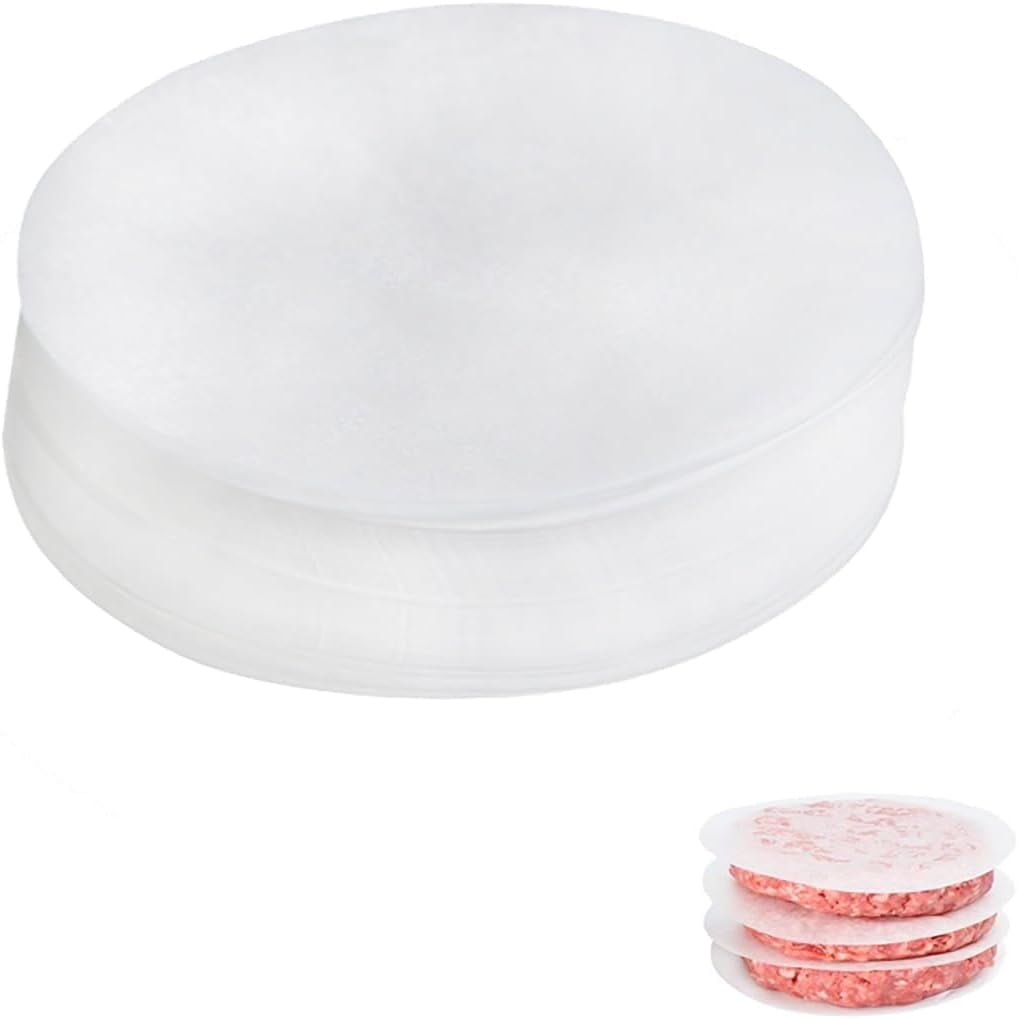 Round Parchment Paper Sheets, White Hamburger Patty Paper, Wax Paper ...
