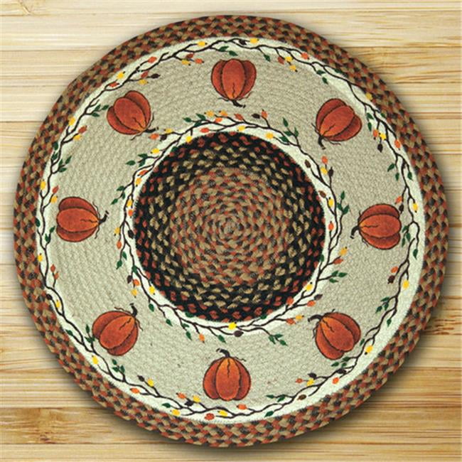 Round Patch Rug, Harvest Pumpkin - Walmart.com