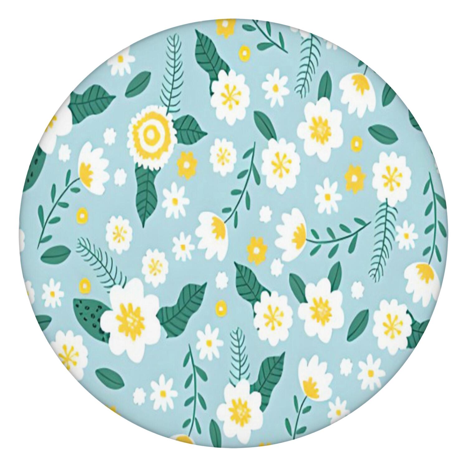 Round Picnic Table Cloth 100% Waterproof & Oil Proof, Elastic Fitted ...