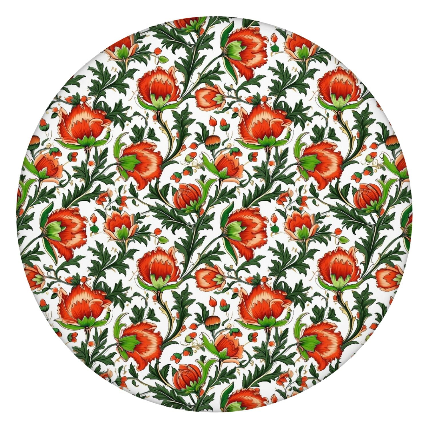 Round Picnic Table Cloth 100% Waterproof & Oil Proof, Elastic Fitted ...