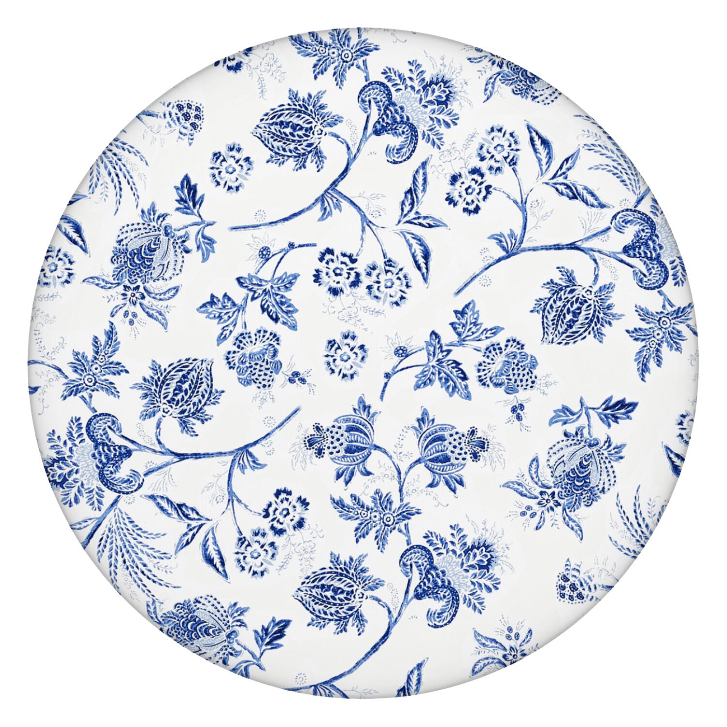 Round Picnic Table Cloth 100% Waterproof & Oil Proof, Elastic Fitted ...