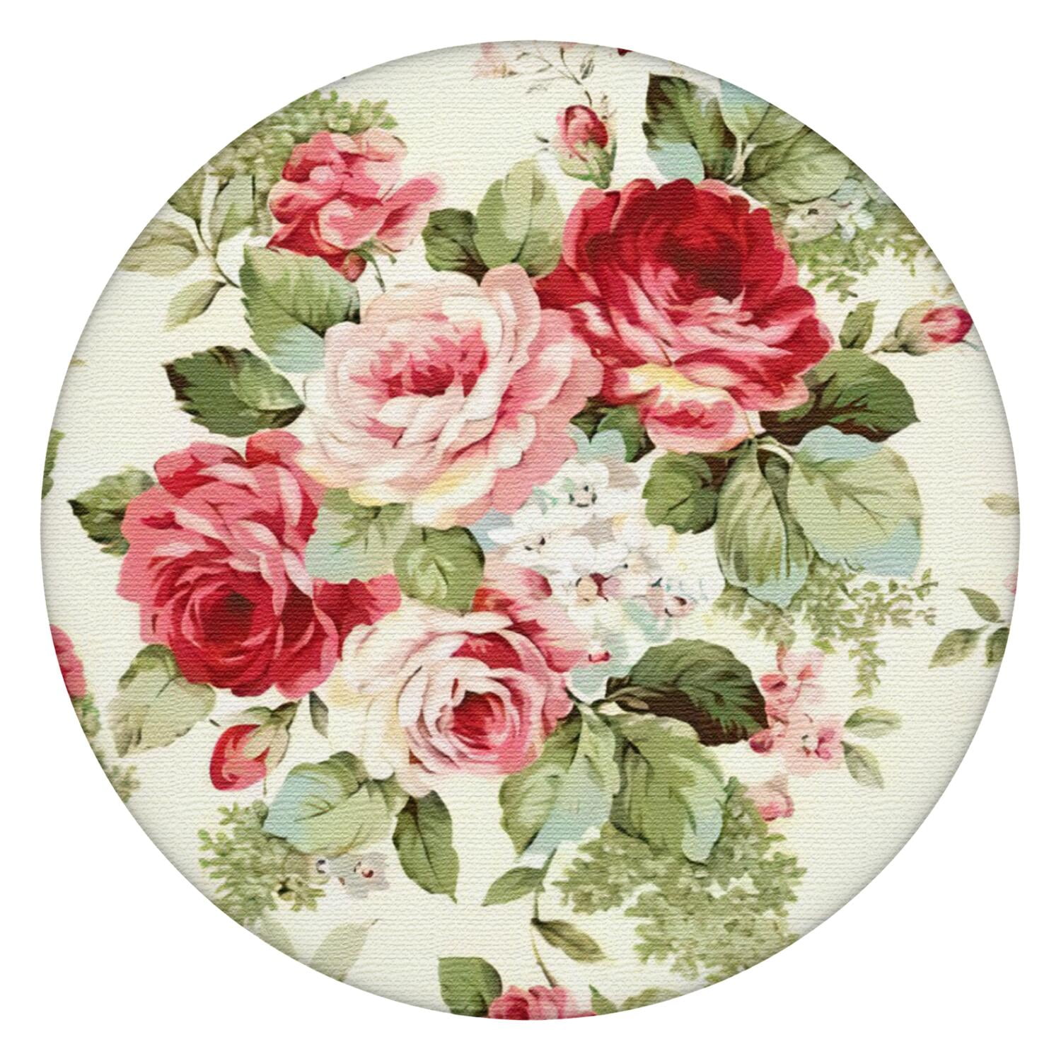 Round Picnic Table Cloth 100% Waterproof & Oil Proof, Elastic Fitted ...