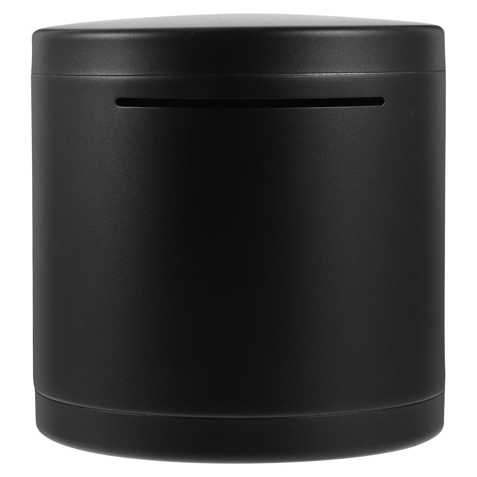 Round Piggy Bank Stainless Steel Money Saving Box Unbreakable Money ...