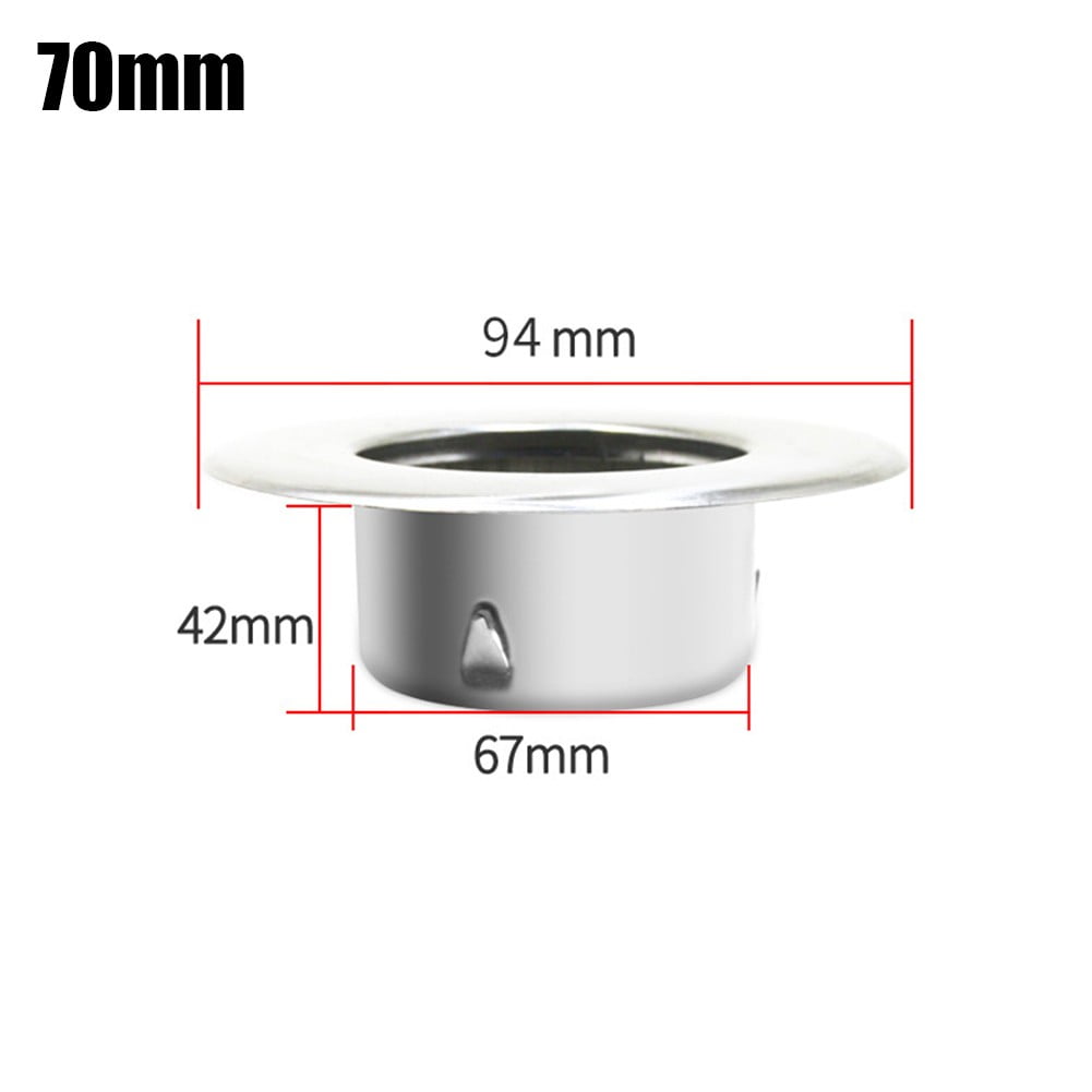 Round Pipe Flange Seat Tube Air Ventilation Hose Cover Rosette Plate ...