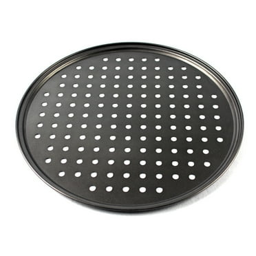 Chef Pomodoro Pizza Baking Set with 3 Pizza Pans and Pizza Rack, Non ...