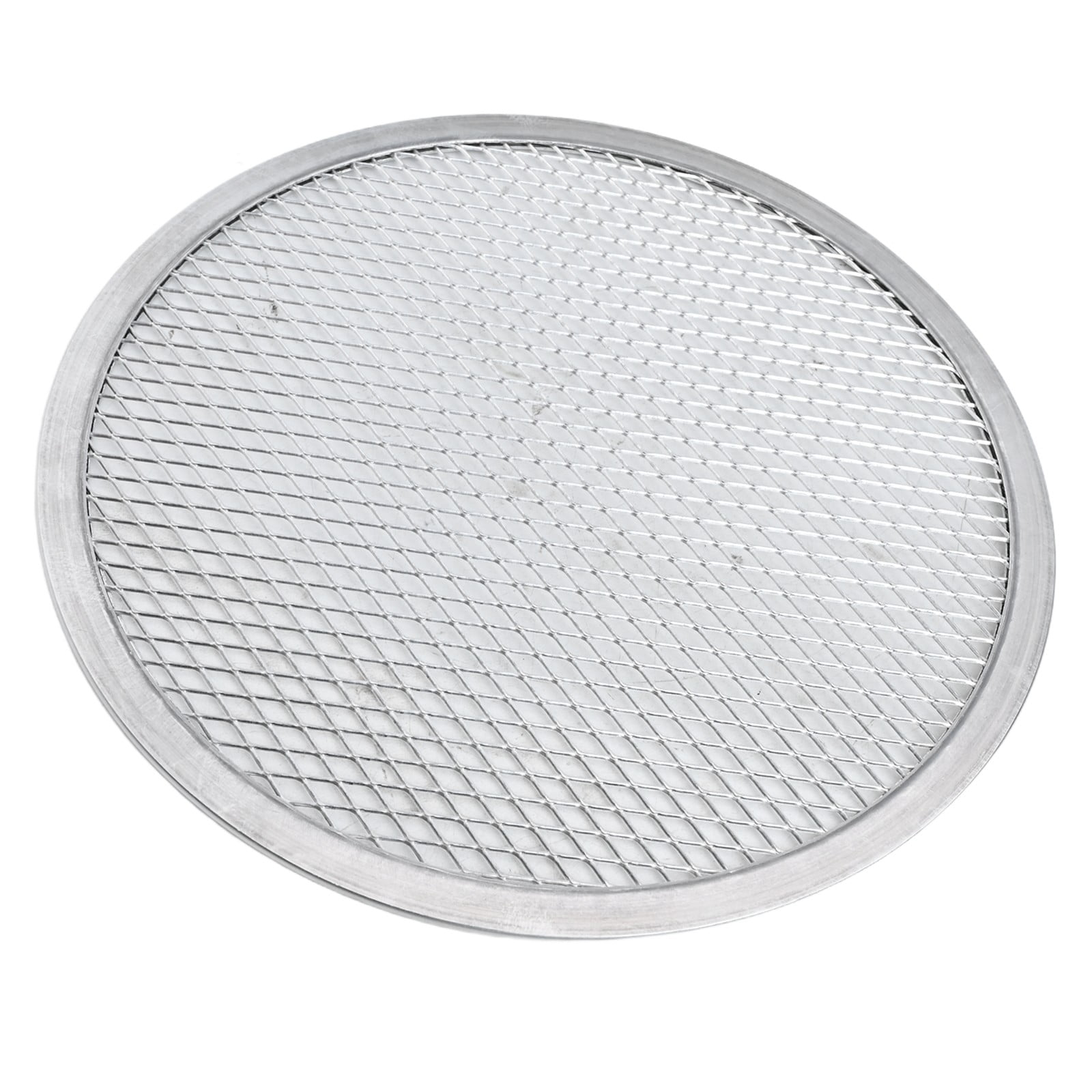 Round Pizza Stone Non-Stick Aluminum Mesh Pizza Screen Pasta Baking ...