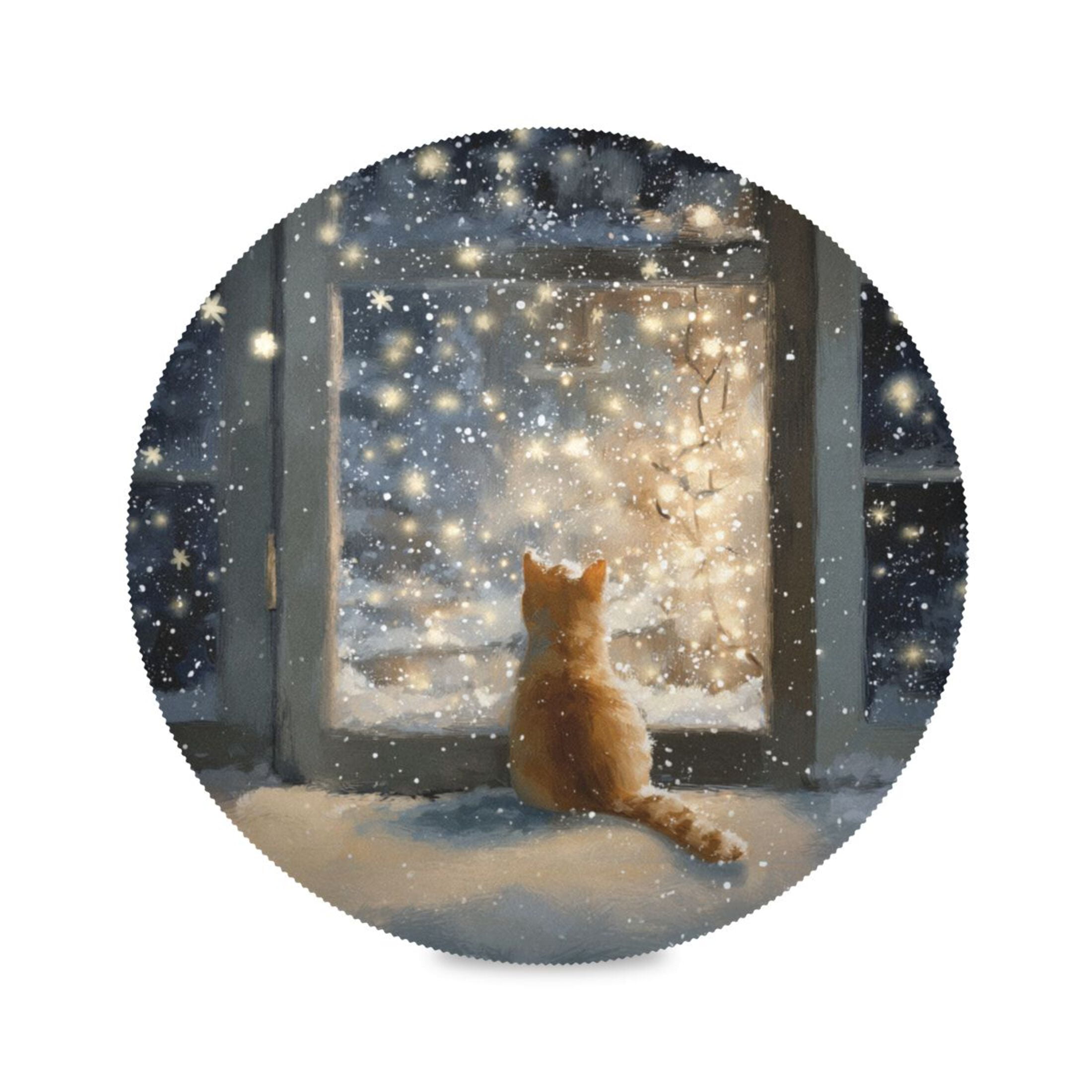 Round Placemat Heat Resistant & Wrinkle-Free Dining Table Decor ...