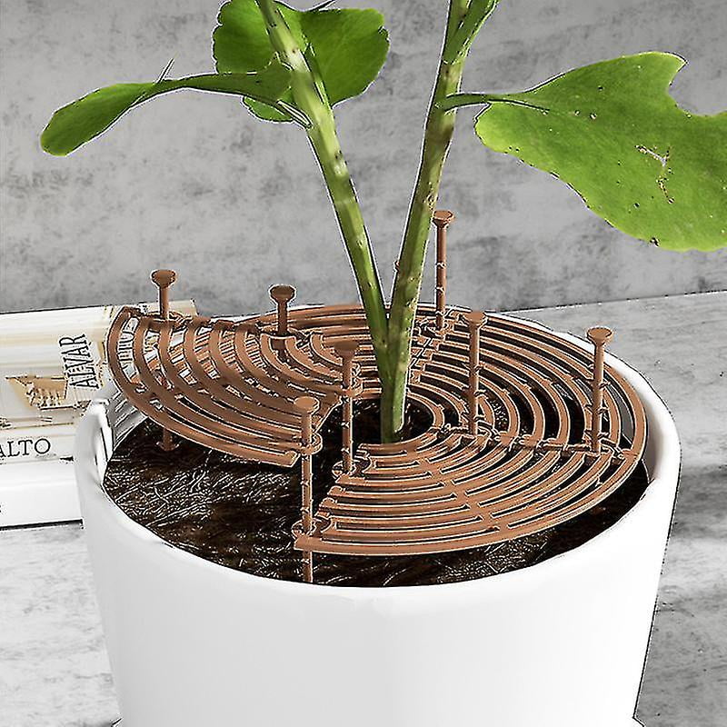 Round Plant Pot Mesh Cover Flower Pot Guard Dog And Cat Covers Planter ...