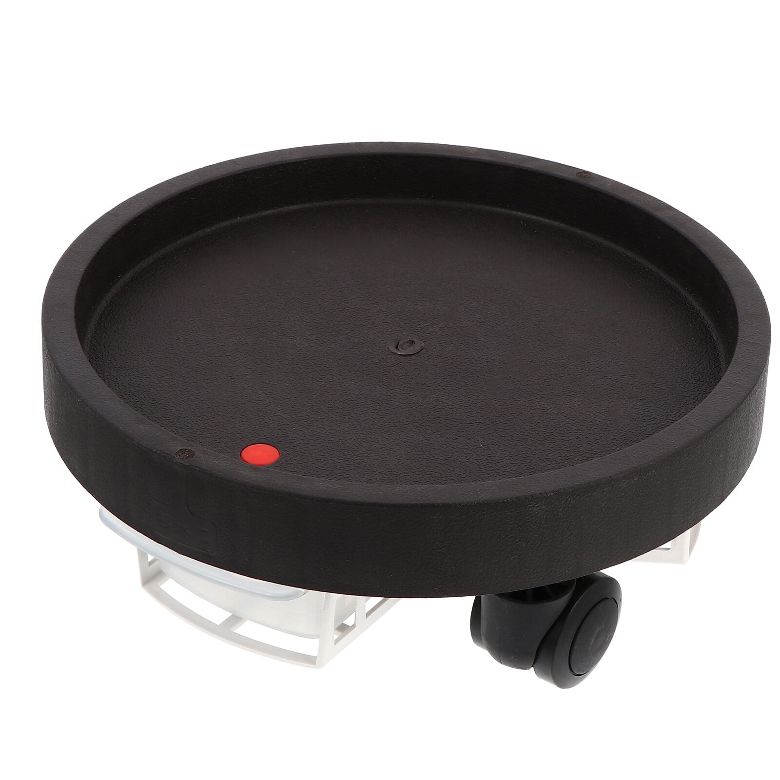 Round Planter Stand Wheels Tray Pallet Flower Stand - Walmart.com