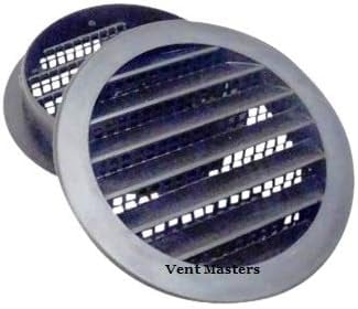 Round Plastic Vent - Black - Package of 6 - Walmart.com