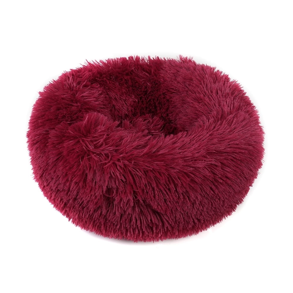 Walmart Fuzzy Snuggle Pillow Pet Bed for Cats & Dogs, Warm Soft Medium ...