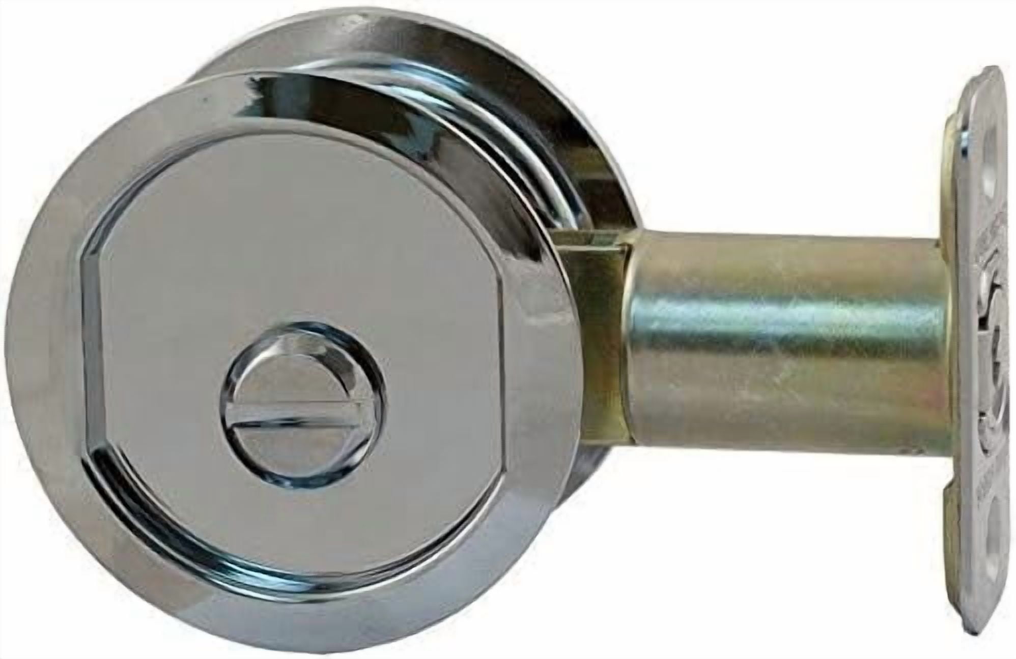 Round Pocket Door Lock, Privacy (Bed/Bath) Latch, 2-3/4" Backset, RCL ...