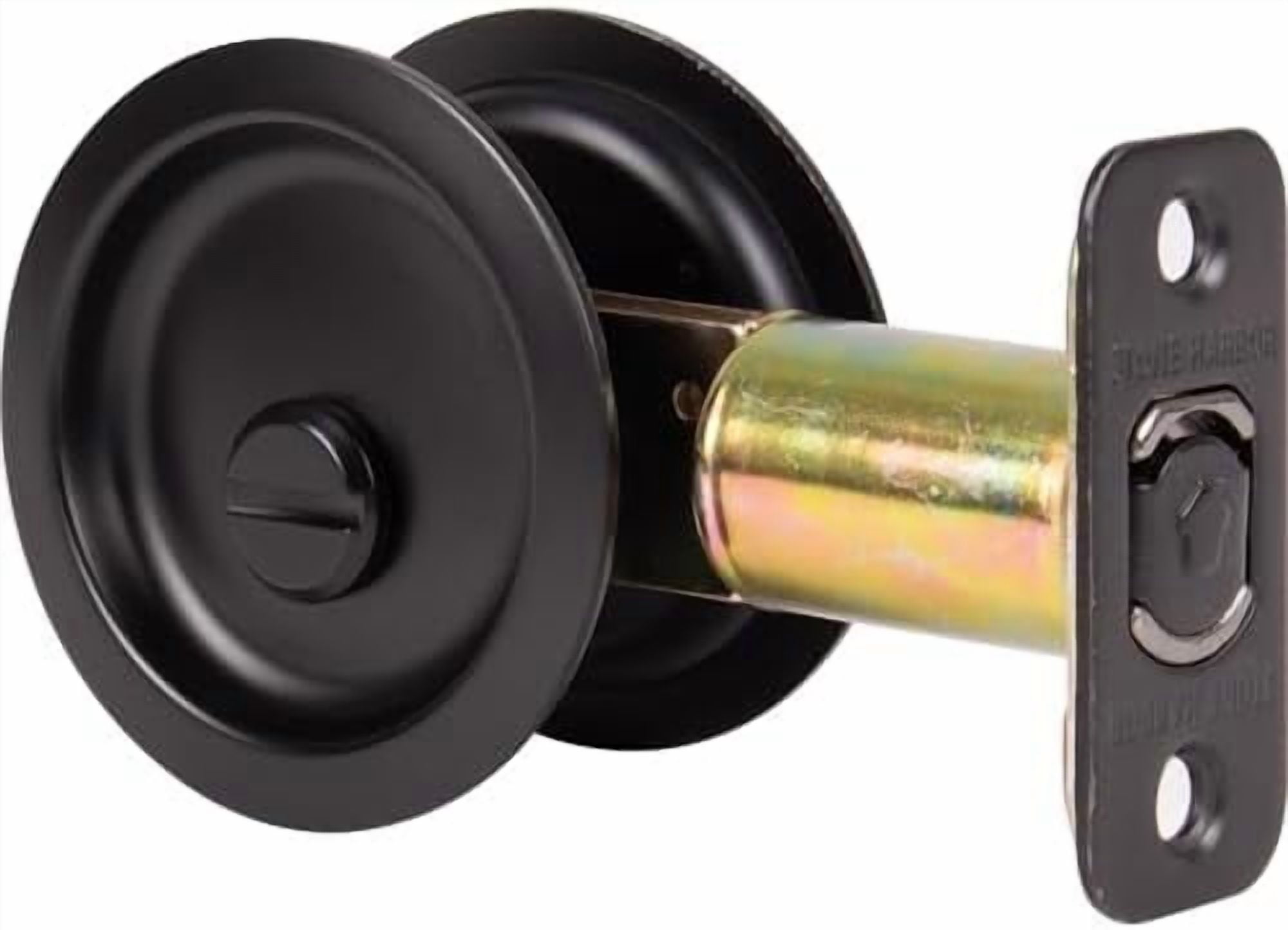 Round Pocket Door Lock, Privacy (Bed/Bath) Latch, 2-3/4" Backset, RCL ...