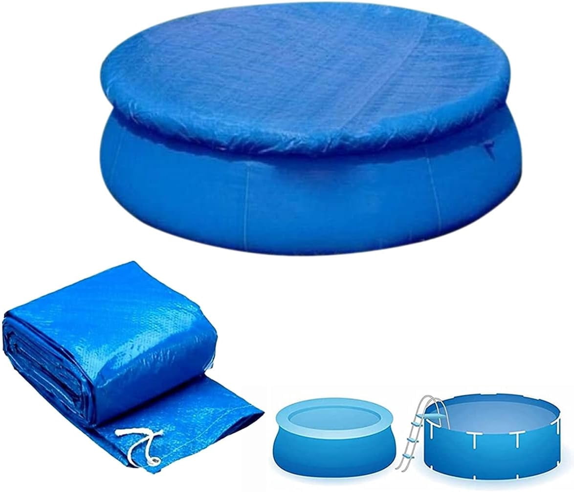 Round Pool Cover, 305cm Diameter, PE Waterproof Material, With Tie Down ...