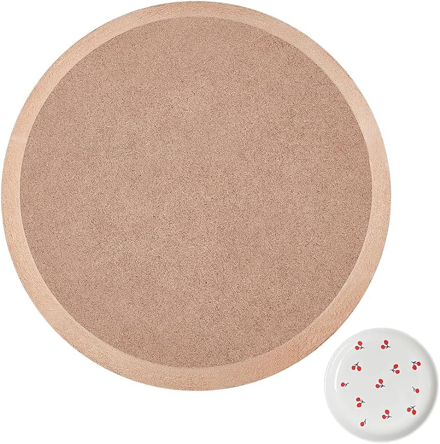 Round Pottery Tools Ceramic Plate Forming Mold 5.9x0.6 inch Tan Density ...