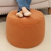 REDEARTH · Cube Low Pouf Foot Stool Ottoman - Hand Knitted Poof - Cord ...