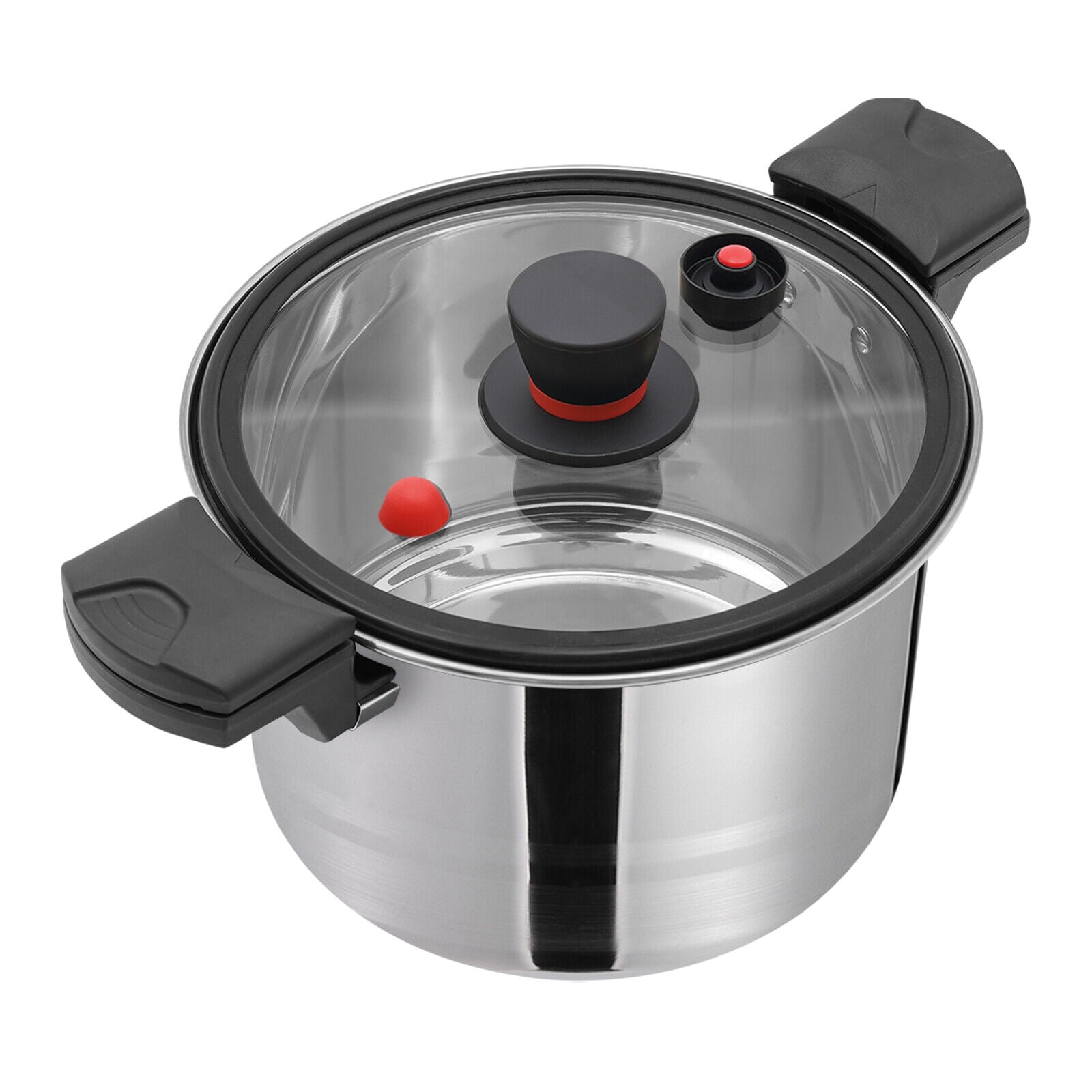 Round Pressure Pot, White Pressure Cooker, Modern 201 Stainless Steel ...