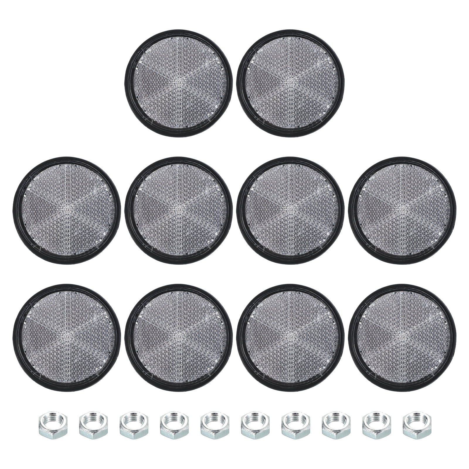 Round Rear Reflectors, Safety Reflective Warning Reflector for ...