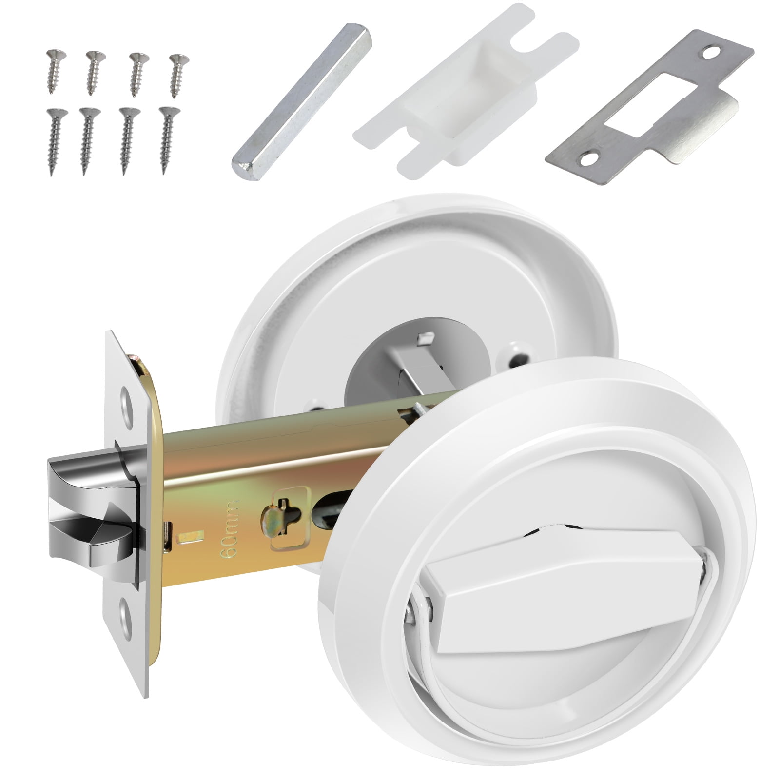 Round Recessed Door Lock Stainless Steel Round Recessed Door Lock ...