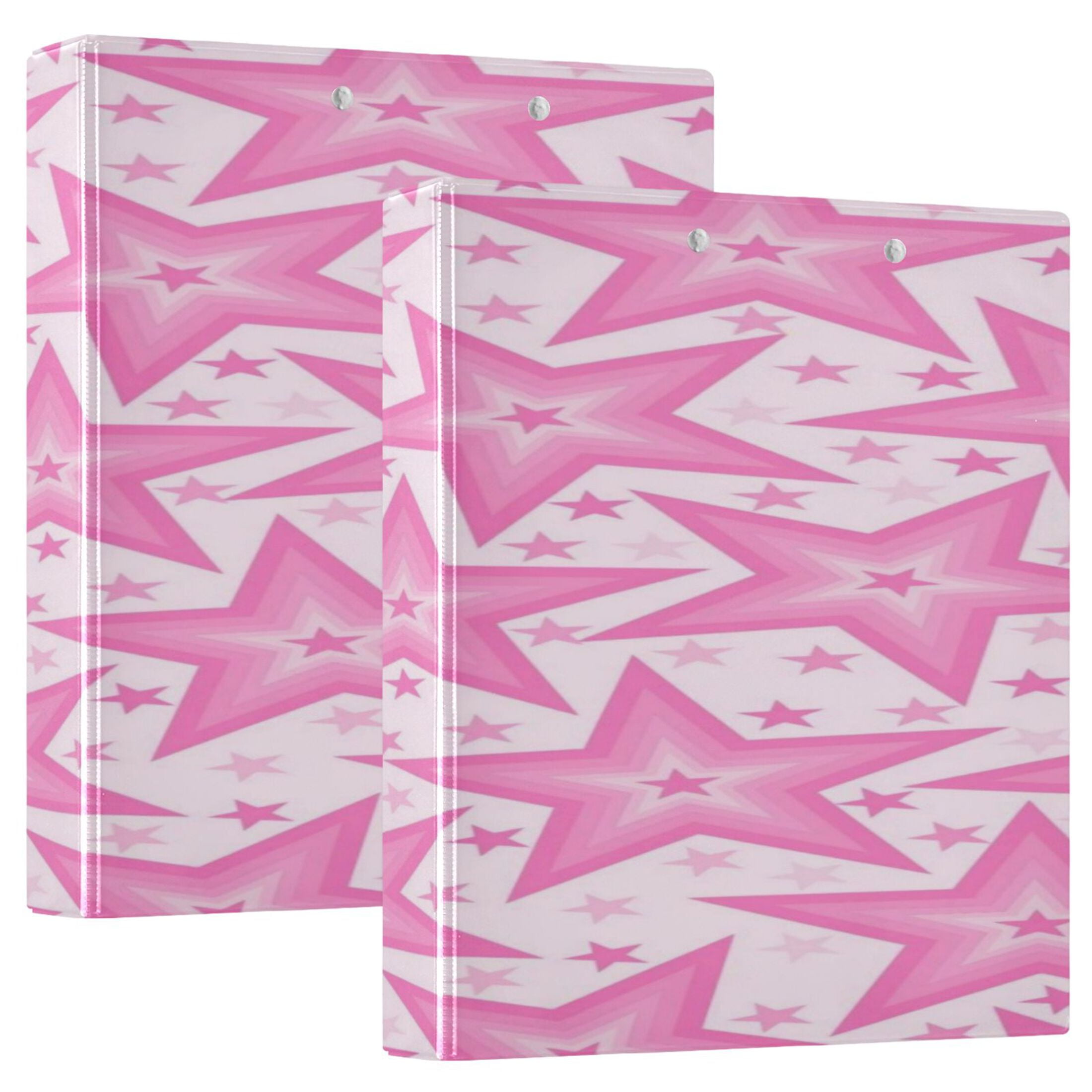 Round Ring Binder with Metal Clip and 3-Ring Design 1.5" Rings for ...