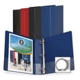 Round Ring Binder, with Pockets, .5 in., Black - Walmart.com