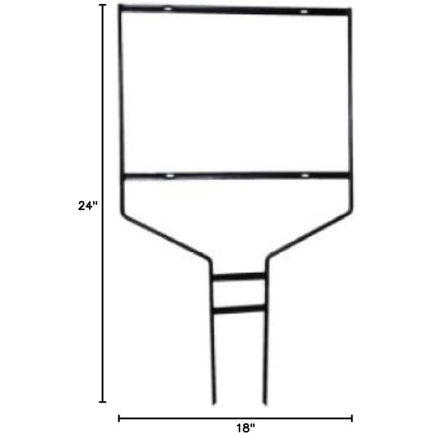 Round Rod "Banjo Style" Real Estate Yard Sign Frames c - Walmart.com