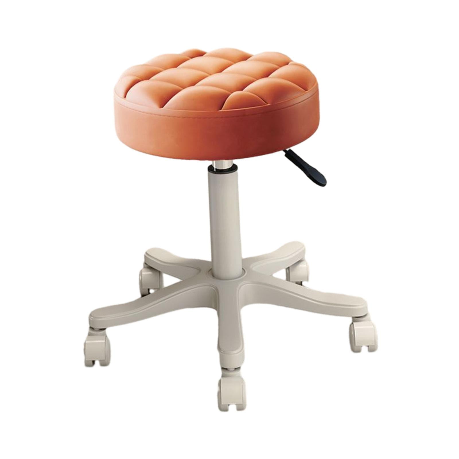 Round Rolling Stool Work Massage Stools Task Chair Lift Stool Swivel ...