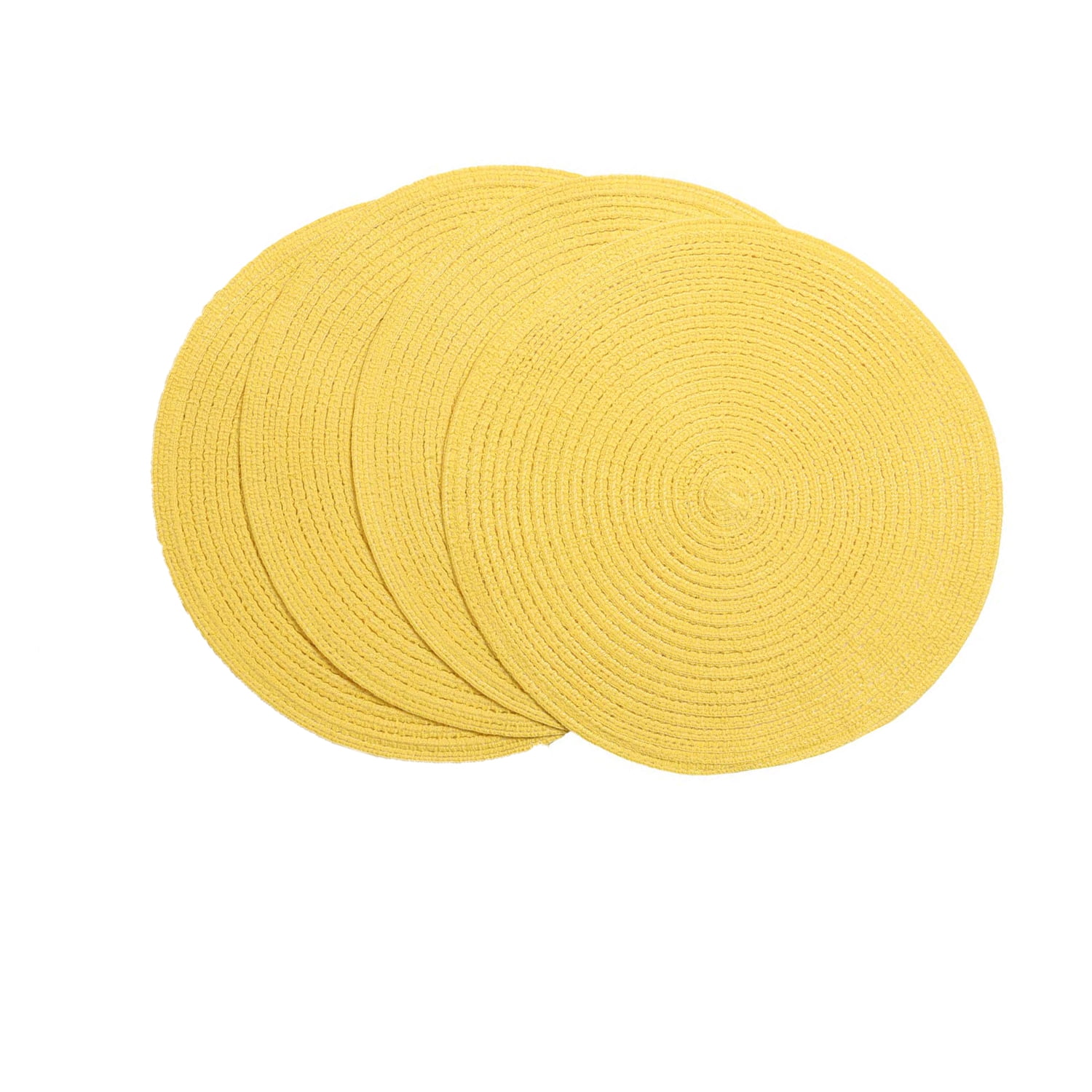 Round Rop Cotton Braided Table Place Mats Braided Coaster Placemas Non ...