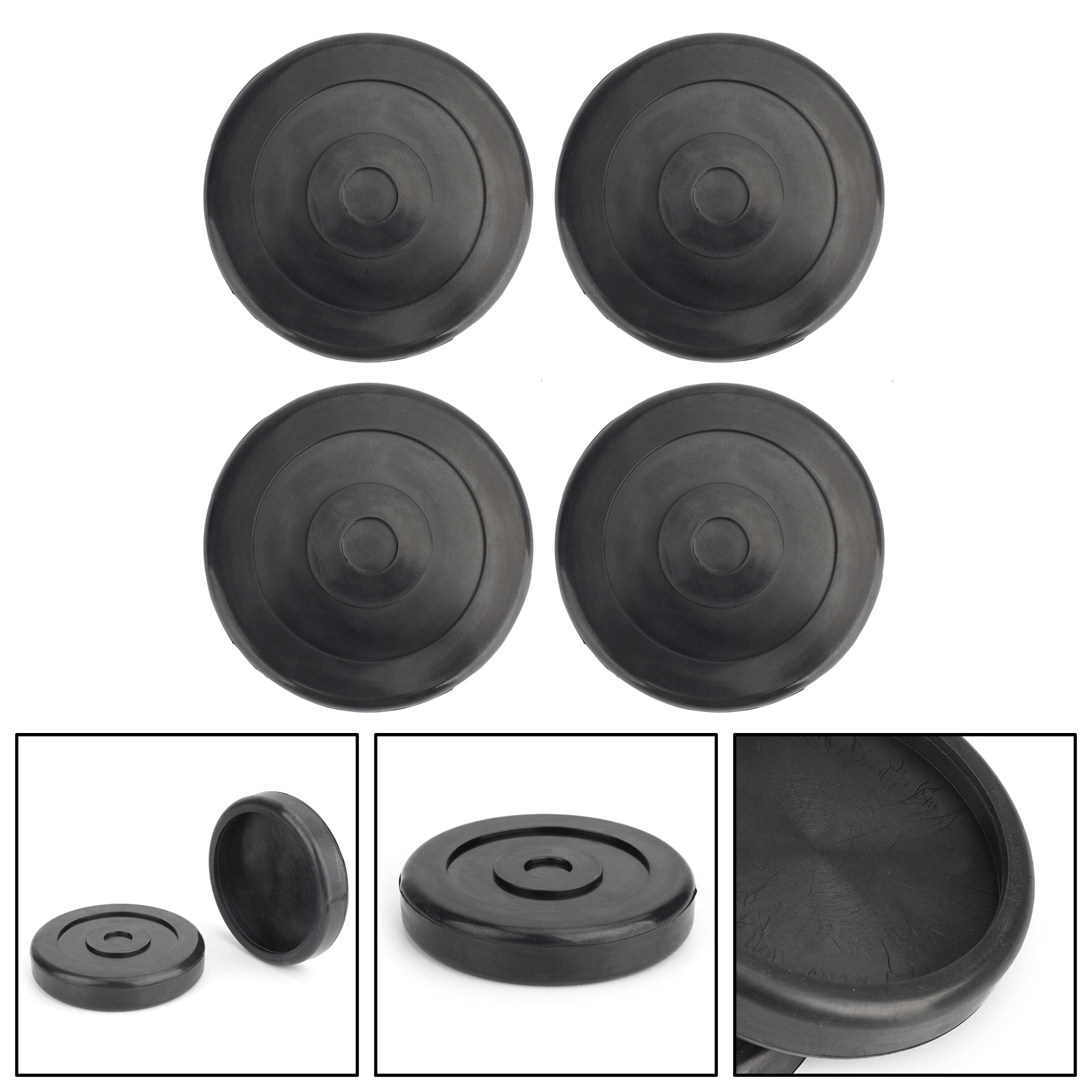 Round Rubber Arm Pads for BENDPAK lift DANMAR Lift SET OF 4 HD slip on ...