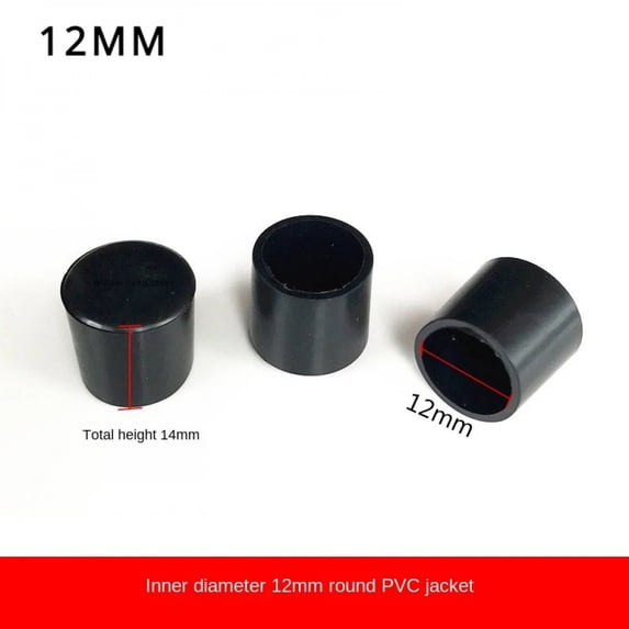Round Rubber Chair Leg Pad 10/12/14/16/20/25mm Furniture Leg Table End ...