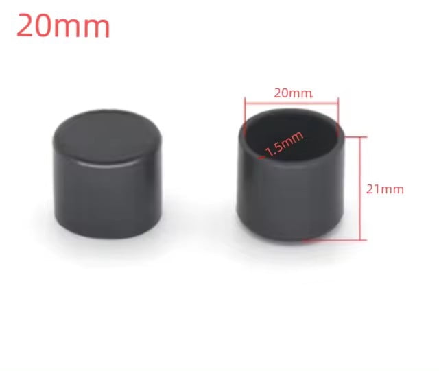 Round Rubber Chair Leg Pad 6-32mm Leg Table End Plug Pvc Silent Anti ...