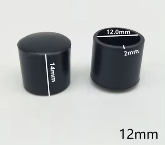 Round Rubber Chair Leg Pad 6-32mm Leg Table End Plug Pvc Silent Anti ...