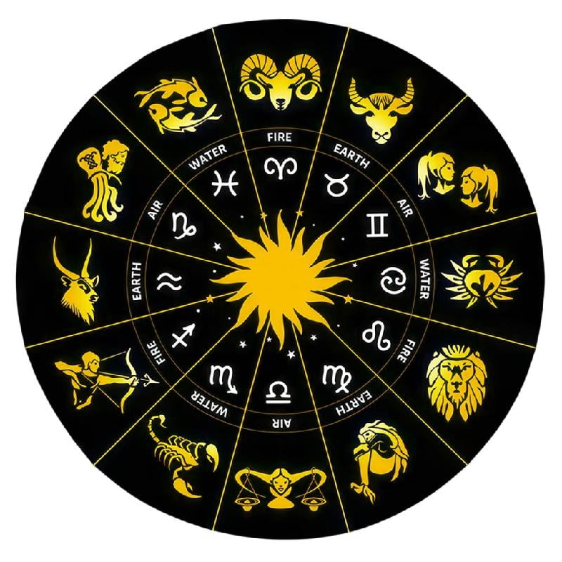 Round Rubber Pendulum Board Dowsing Divination Board Metaphysical ...