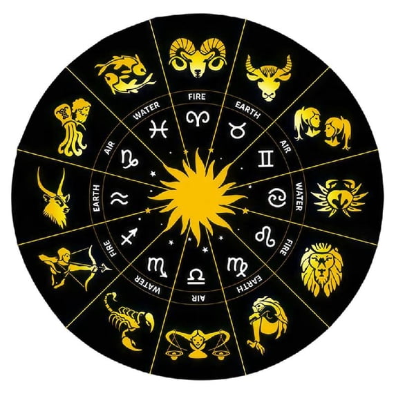 Round Rubber Pendulum Board Dowsing Divination Board Metaphysical ...