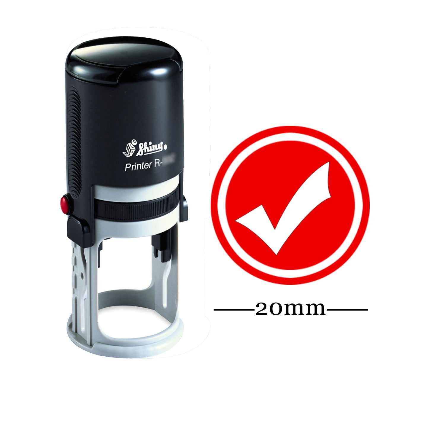 Round Self Inking Kids Teacher Stamp RIGHT & CHECK Personalized Custom ...