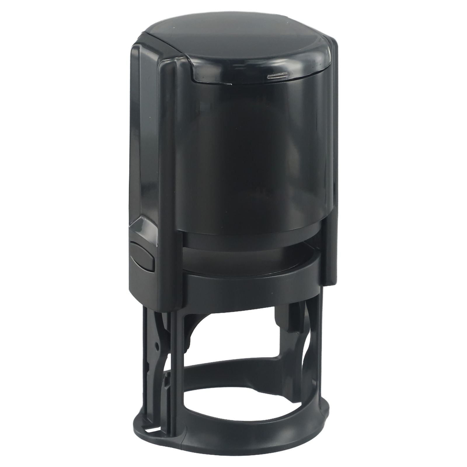 Round Self-Inking Stamps Stamp Holder Stamping Tool for Office Business ...