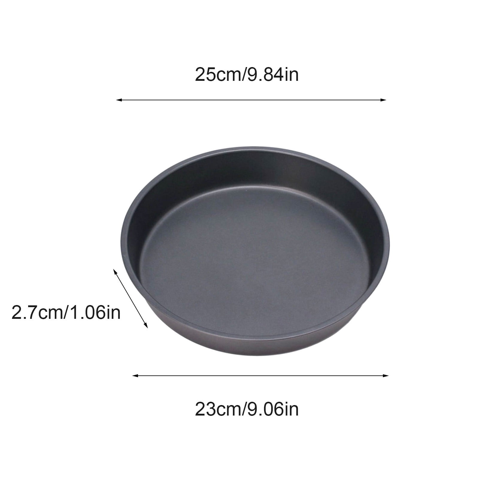 Round Shallow Pizza Pan Household Pizza Bakeware Western Food Maker ...