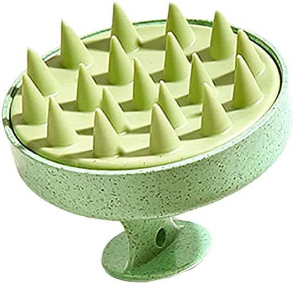 Round Shampoo Brush Hair Scrub Brush Scalp Massager Head Care Hair ...