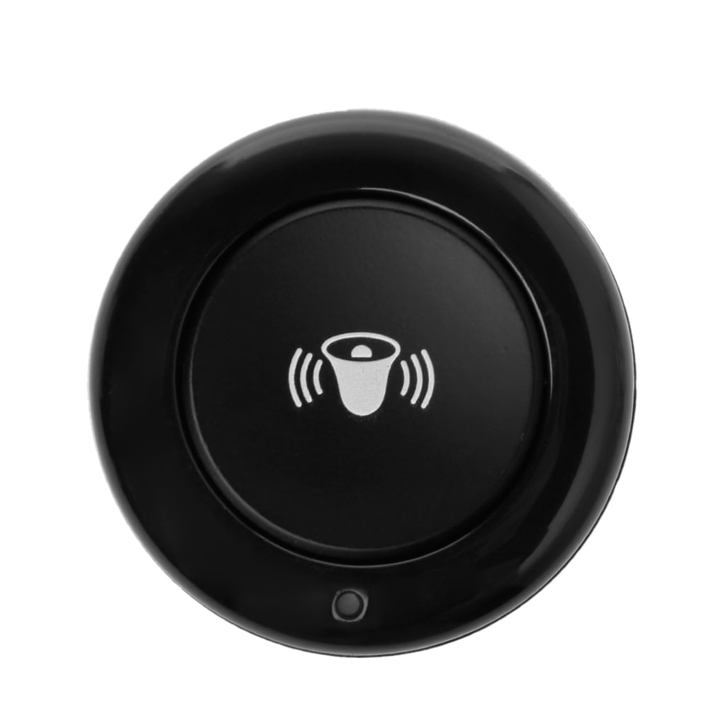 Round Shape 1-CH Button RF Transmitter Wireless Remote Control 433 MHz ...