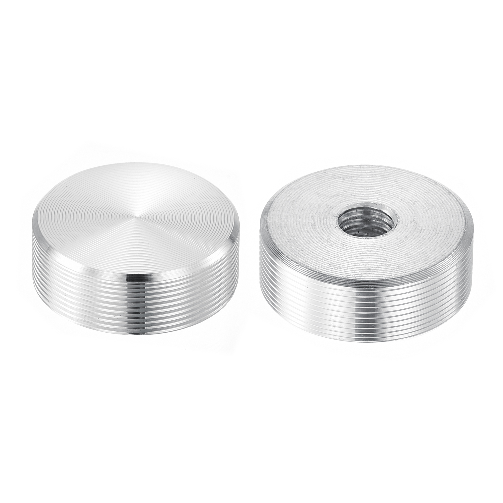 Round Shape Aluminum Disc, 2pack M6x20mm Aluminum Circle Disc Glass Top ...