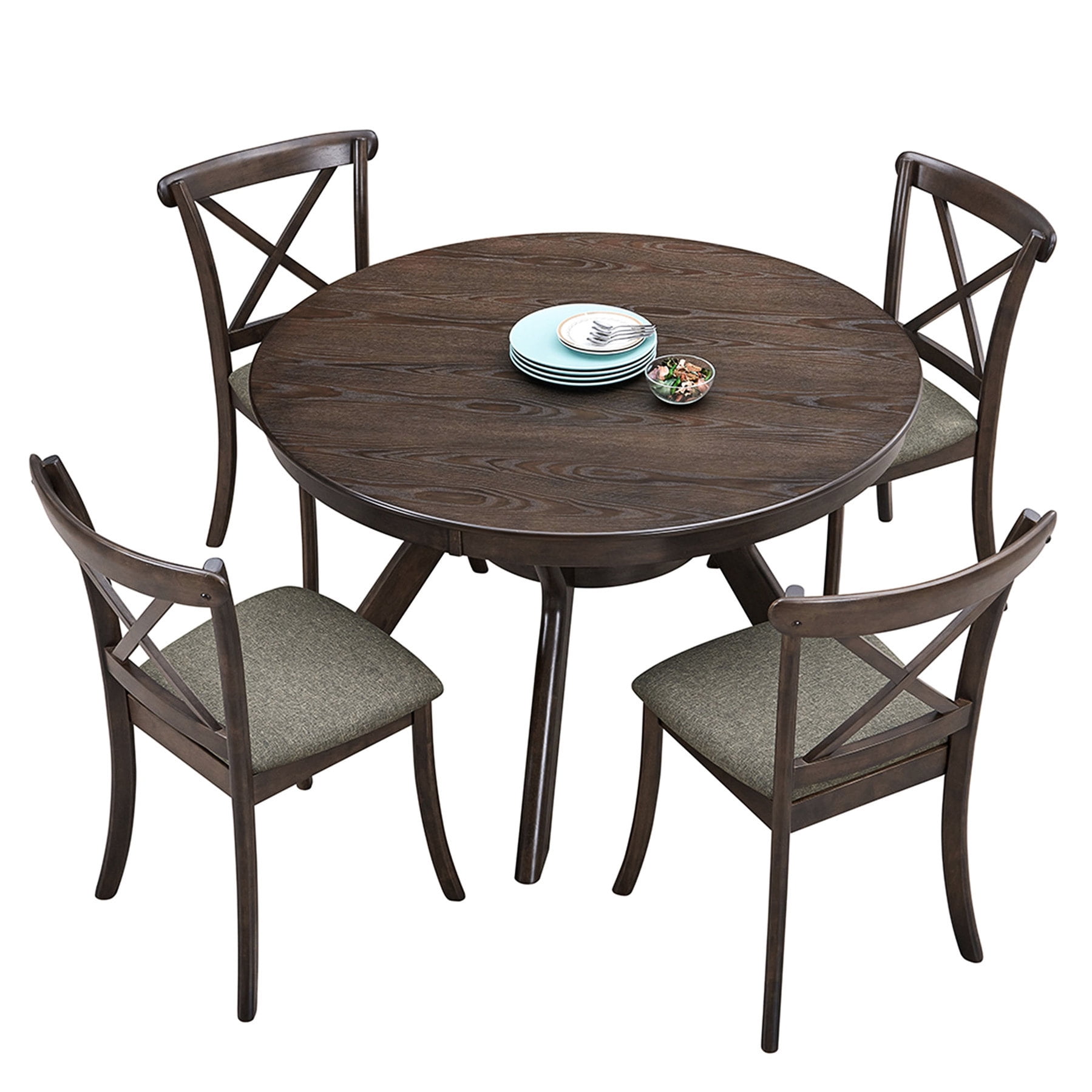 Round Shape - Space - saving Dining - In Kitchen or Dining Room ...