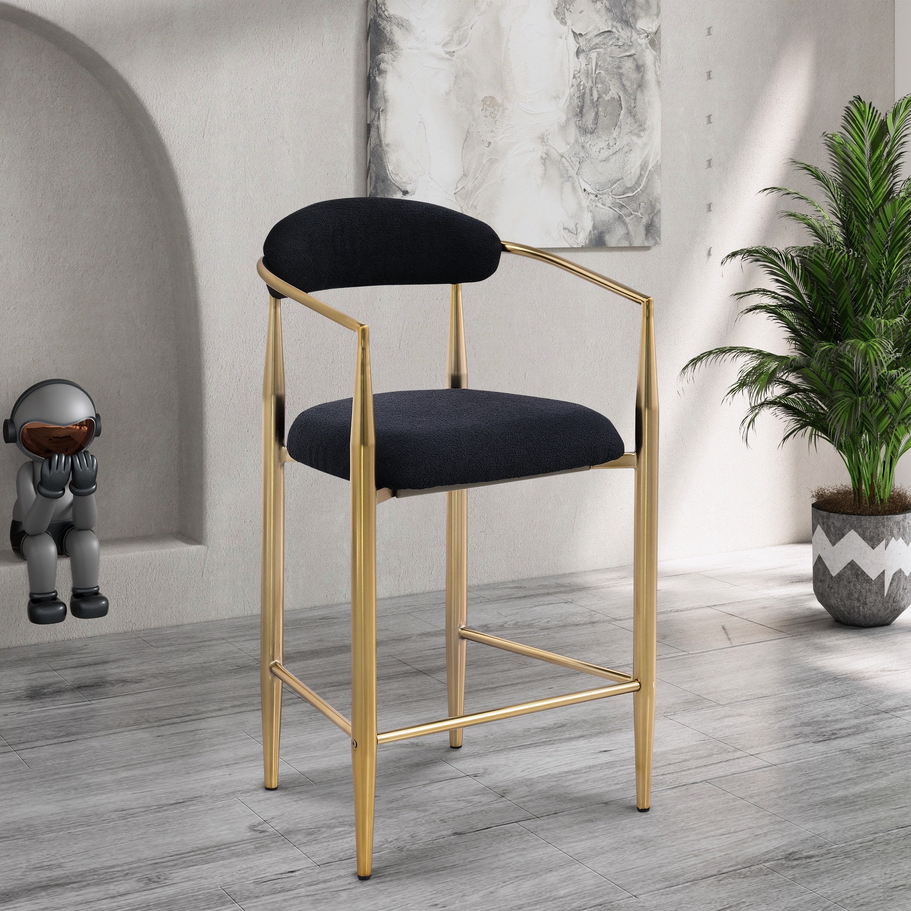 Round - Shaped Bar Stools+Upholstered Comfort”-“Home Pub Nights+Relaxed ...
