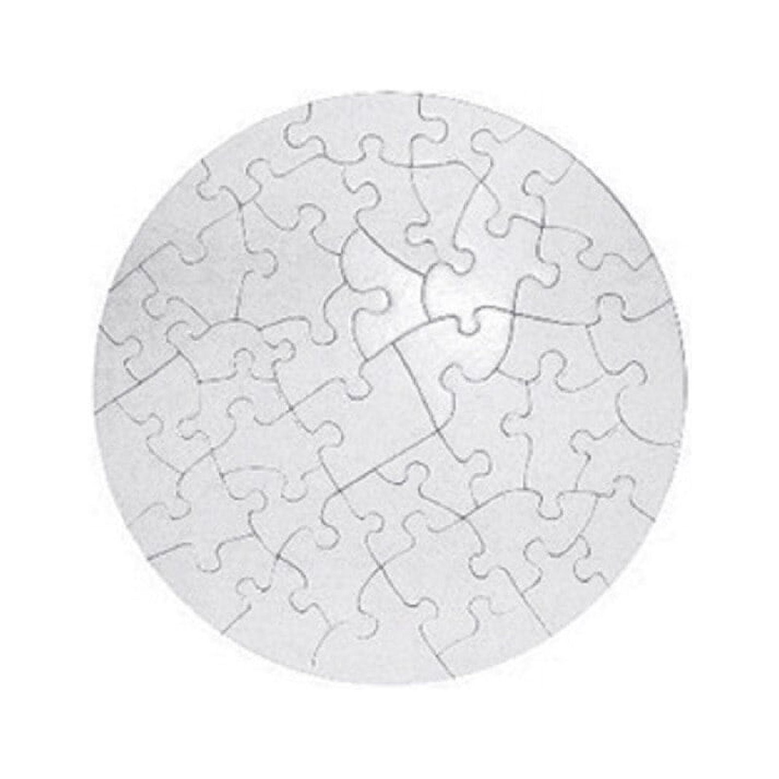 Round Shaped Blank Jigsaw Puzzle Sublimation Heat Press Thermal ...