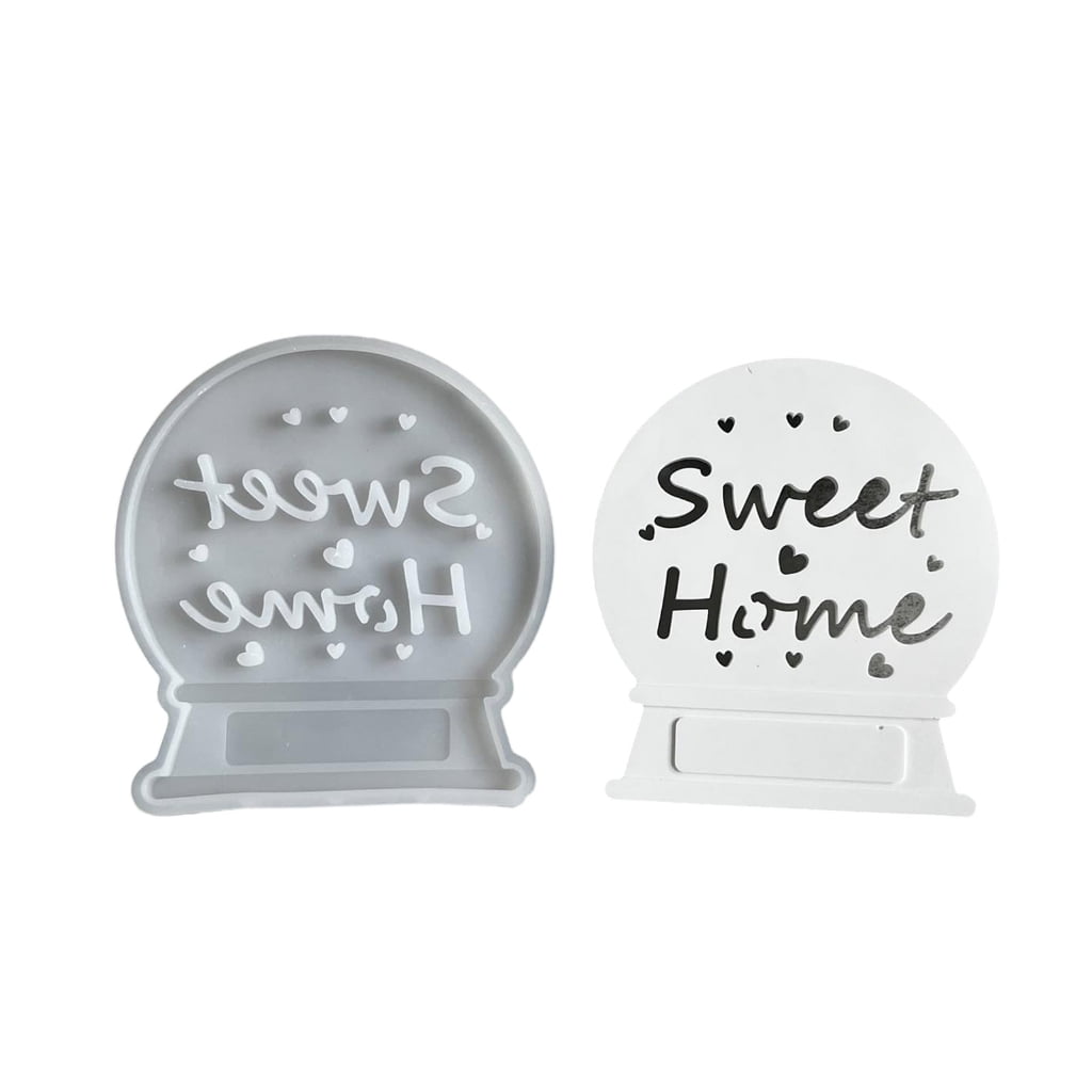 Round Shaped Plaster Mold Jewelry Making Silicone Accessory Creative ...