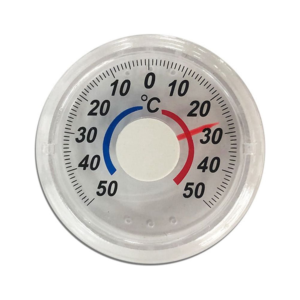Round Shutter Thermometer Measuring Indoor And Outdoor Metal Pointer ...