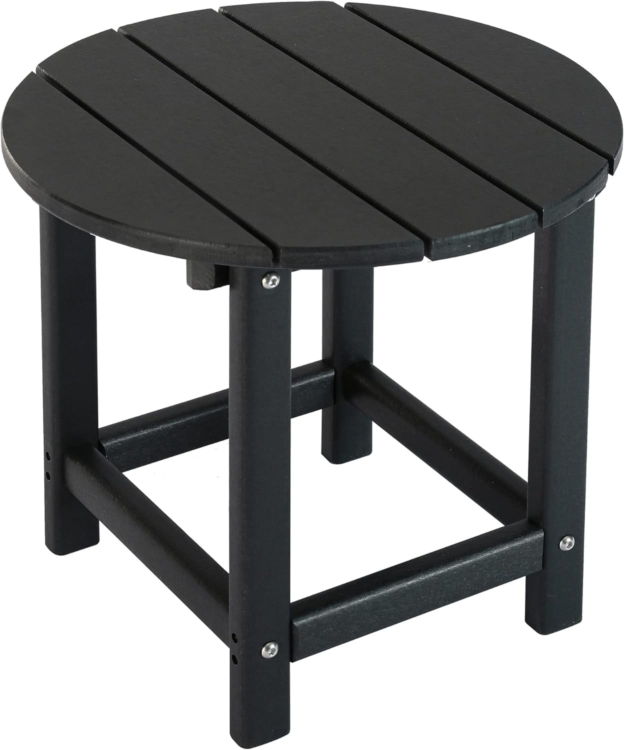 Round Side Table End Table, Outdoor Side Tables for Patio, Backyard ...